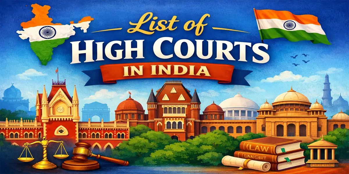 List of High Courts in India – Jurisdictions & Locations | Rohit Academy